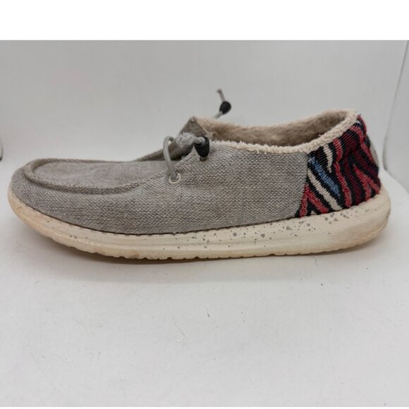 Hey Dude | Shoes | Hey Dude Wendy Chambray Sz 7 Casual Slipon Shoes ...